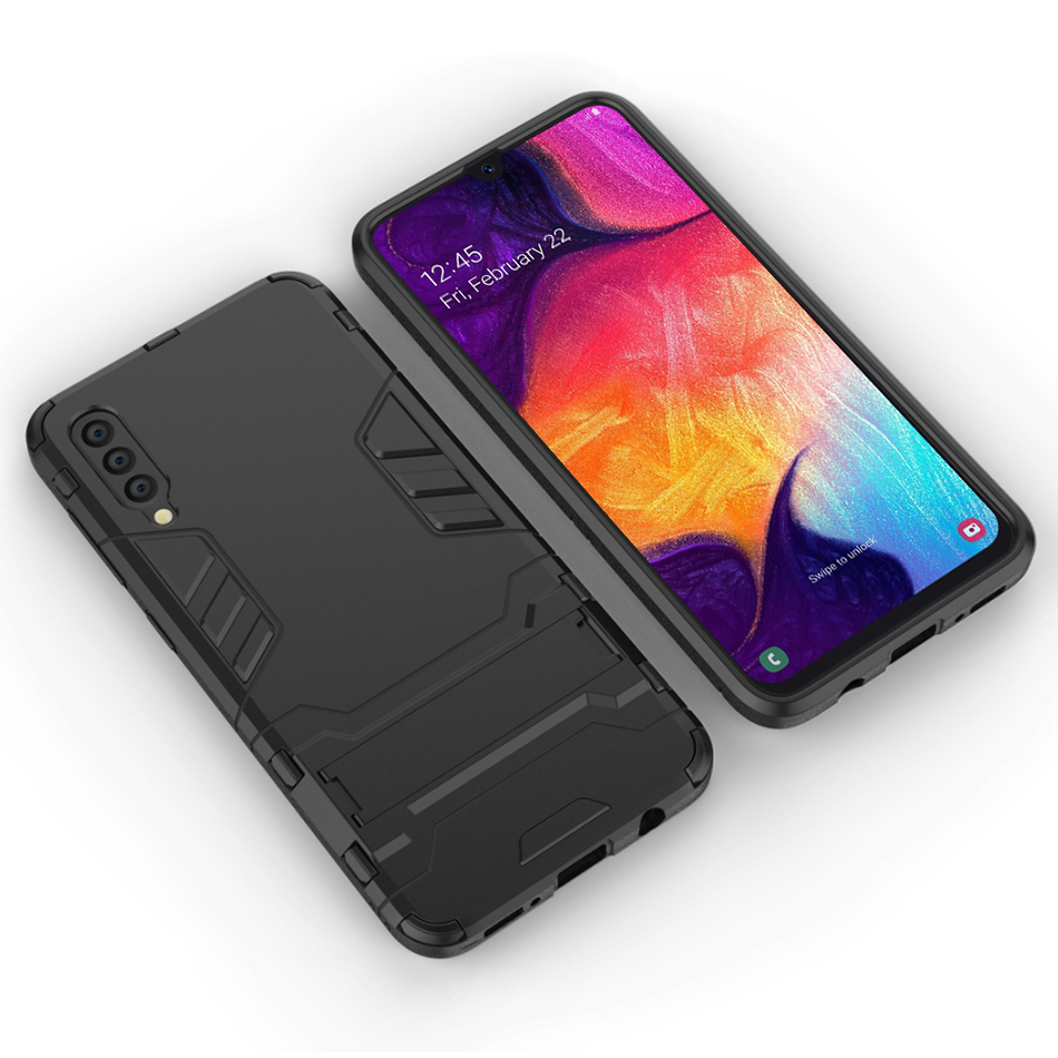 Slim Armour Tough Case for Samsung Galaxy A50 (Black)